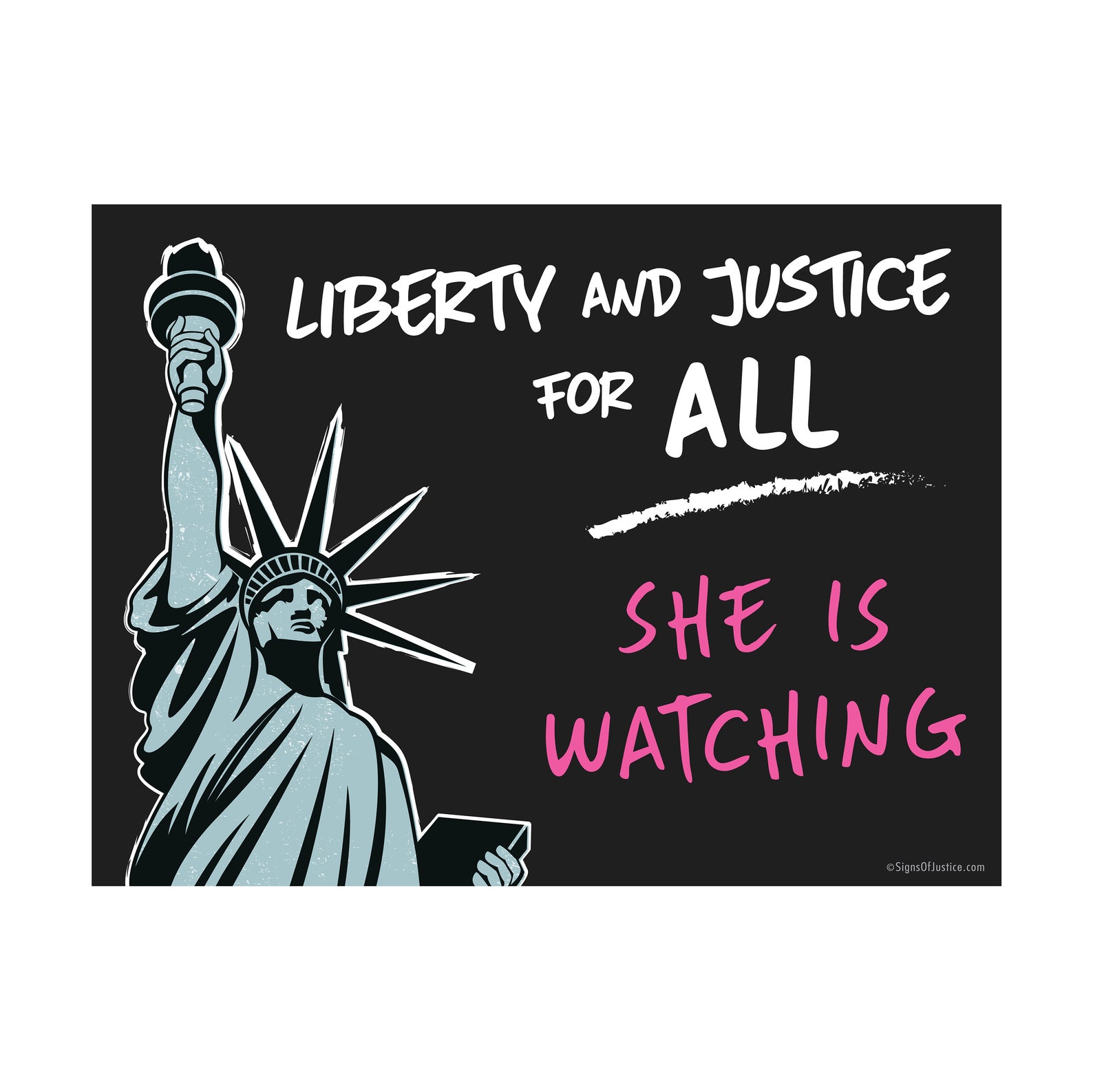 Vinyl Banner - Lady Liberty - Etsy