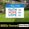 Martin Luther King Love Yard Sign // 2-sided // Lawn - Protest Sign ...