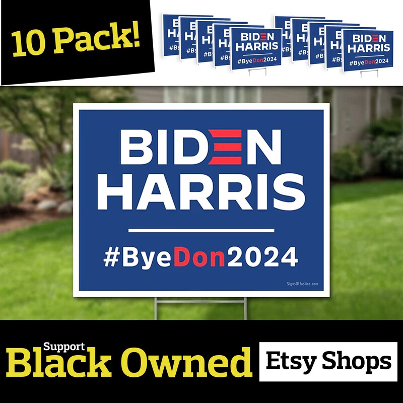 Biden Harris Yard Sign - Etsy