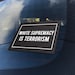 White Supremacy is Terrorism Bumper Sticker // 6”x4.5” // Protective ...