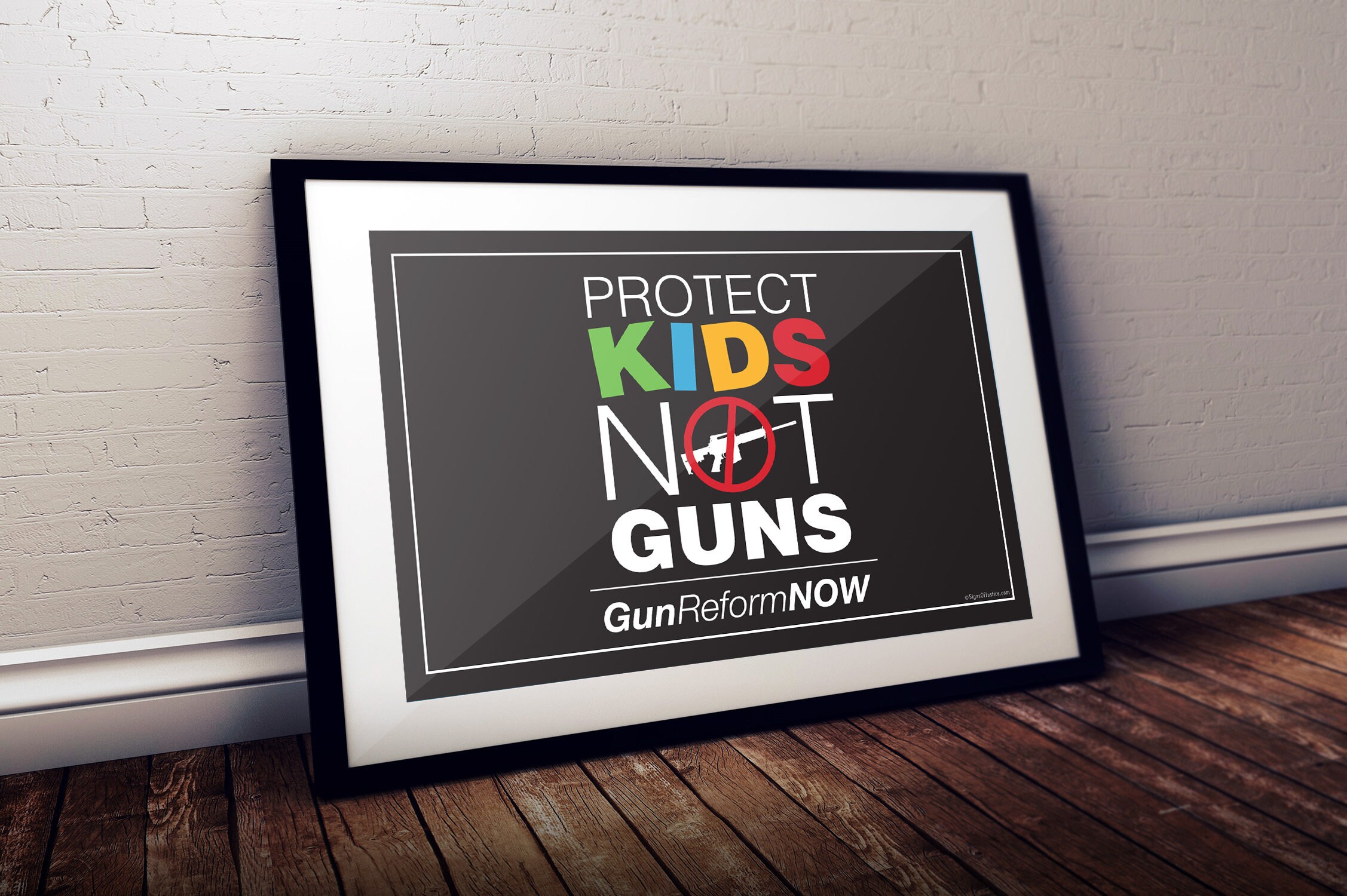 Protect Kids Not Guns Poster Sign // 2-Sided // Glossy | Etsy