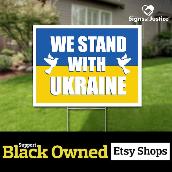 Ukrainian Yard Signs - Etsy