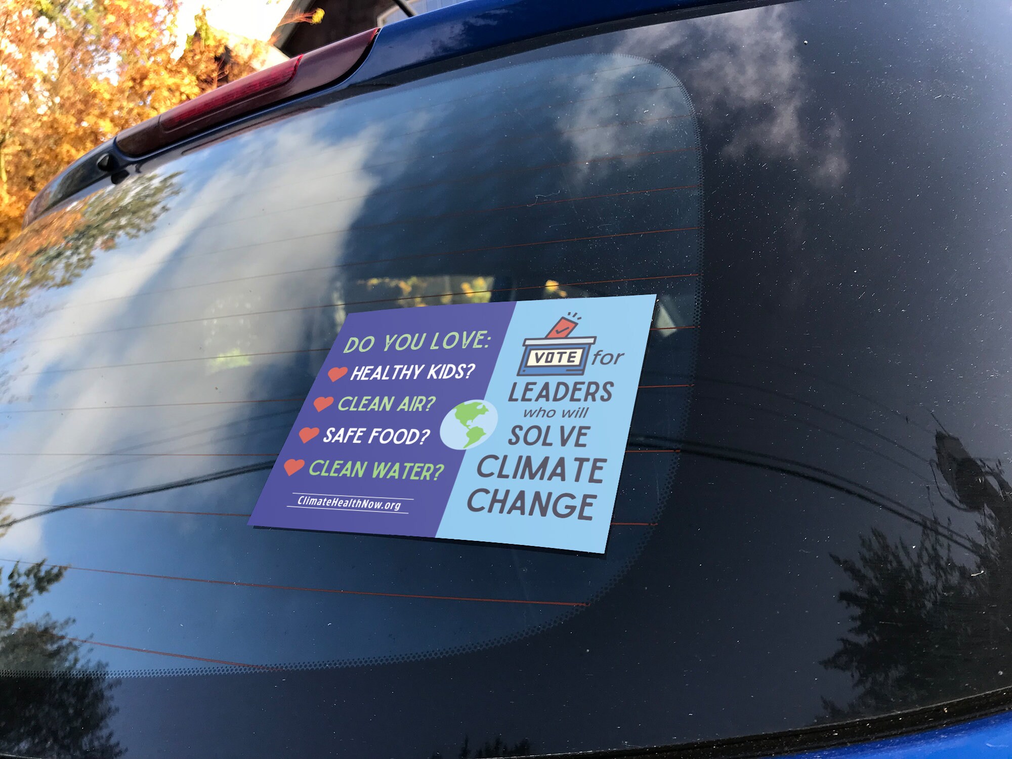 Climate Change Bumper Sticker // 6x4.5 // Gloss - Etsy