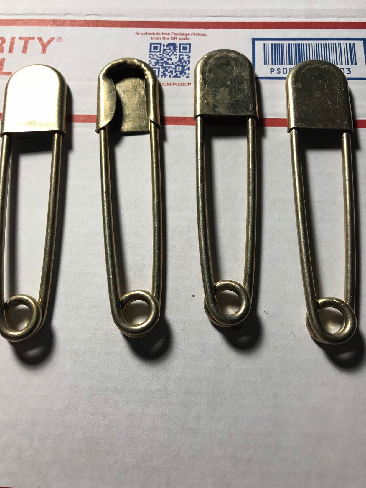 Vintage Brass Pins - Etsy