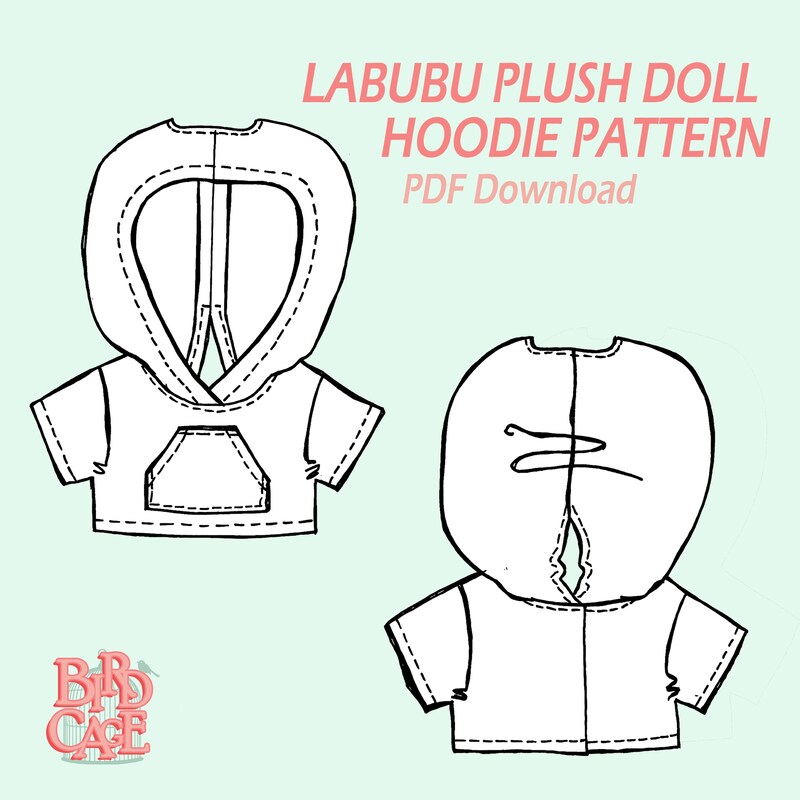 Labubu Crochet Clothing Patterns - Etsy