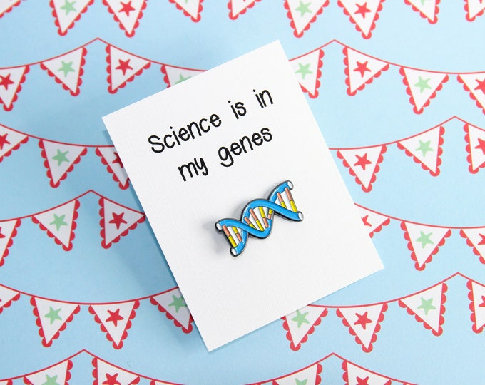 Science Enamel Pin Badge - Etsy UK