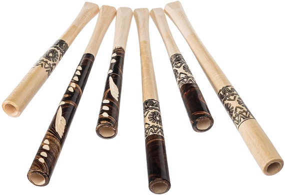 Wooden Cigarette Holders Set of 6 All-natural Handmade | Etsy