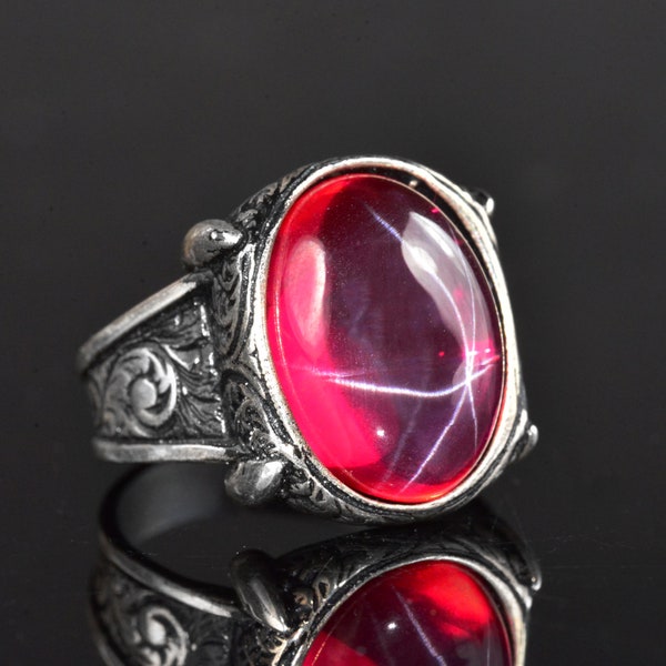 Star Ruby Ring - Etsy