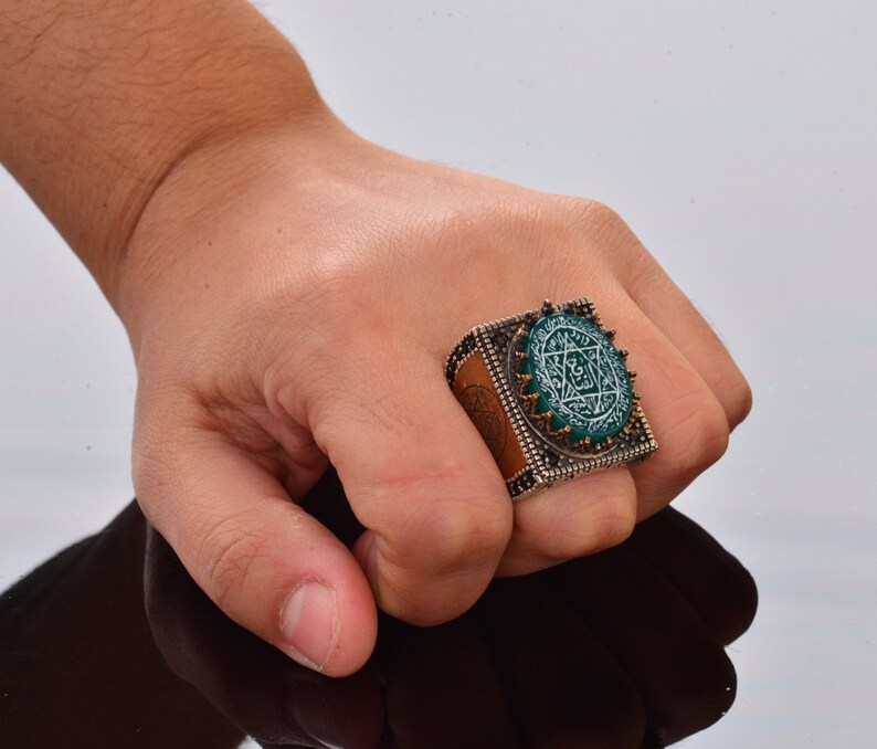 Solid Silver 925 Arabic Ring Islamic Ring Signet Seal Ring - Etsy