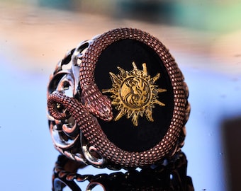 Men Esoteric Ring - Etsy