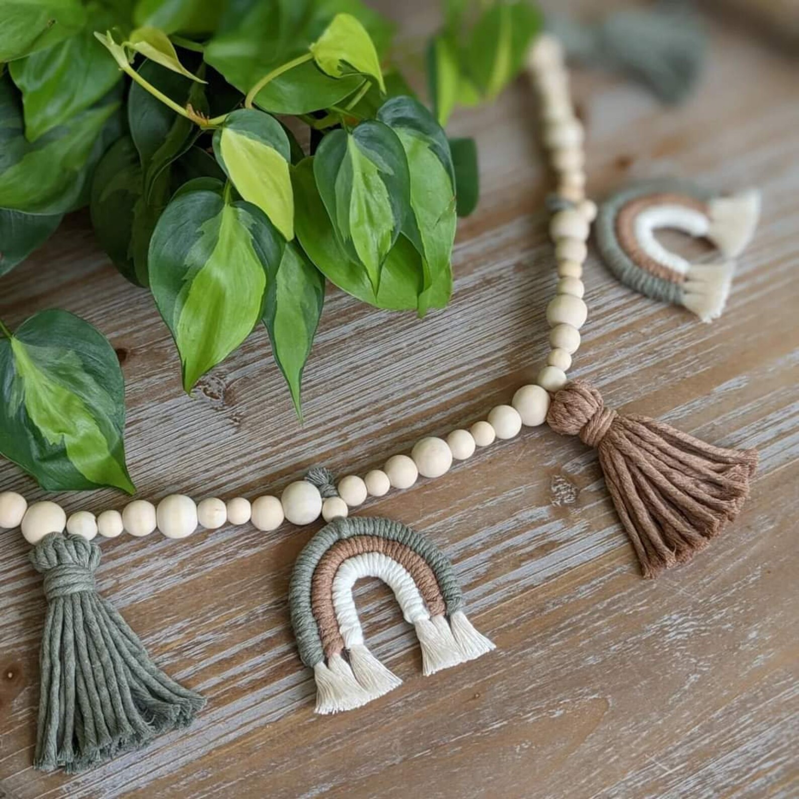 Boho Rainbow Garland - Etsy