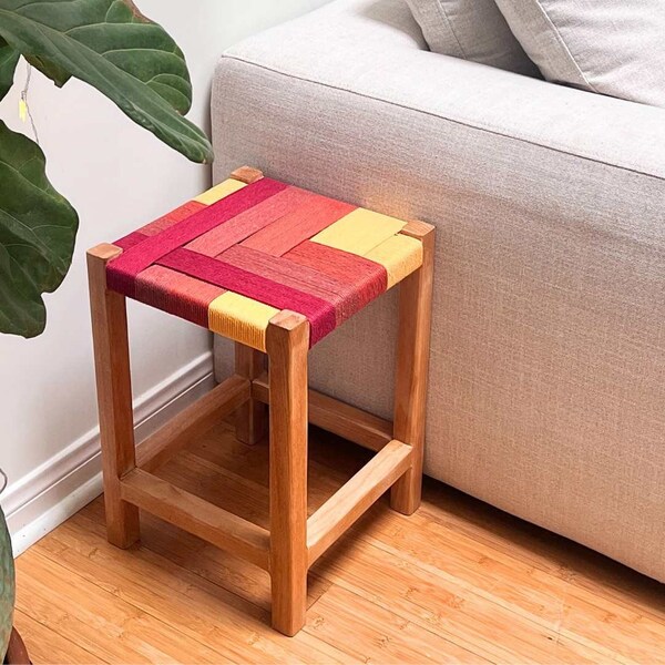 Woven Stool - Etsy