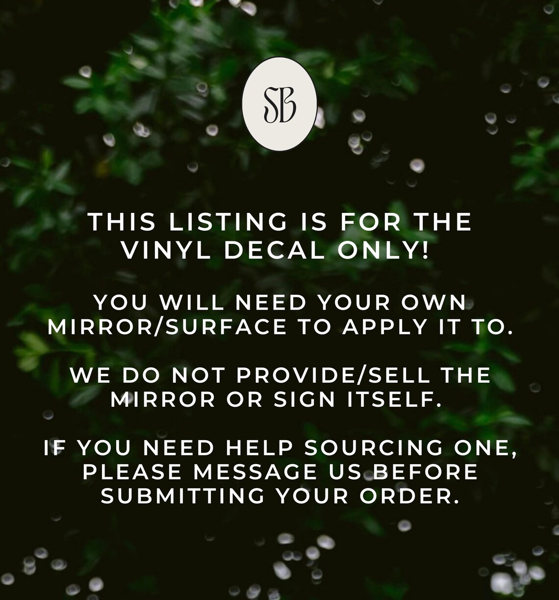 Custom Welcome Sign Decal for Mirror | Personalized Names & Dates ...