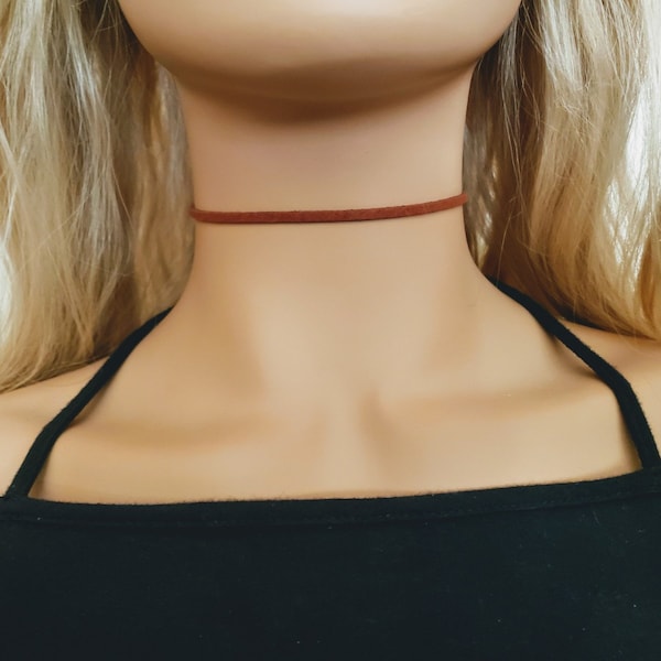 Leather Choker - Etsy