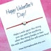 Happy Valentines Day Wish Bracelet, Friendship Bracelet, Best Friend ...