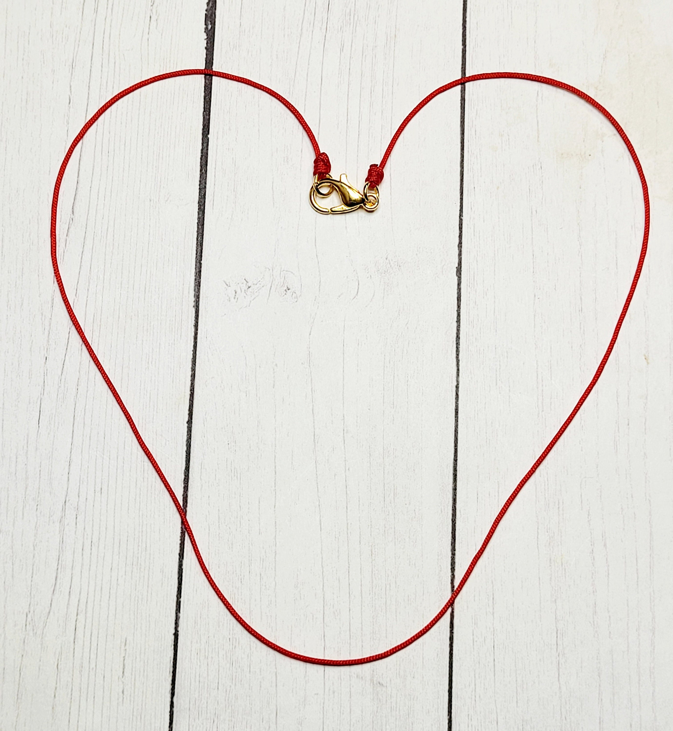 Simple Red String Choker Minimalist Waterproof Good Luck - Etsy