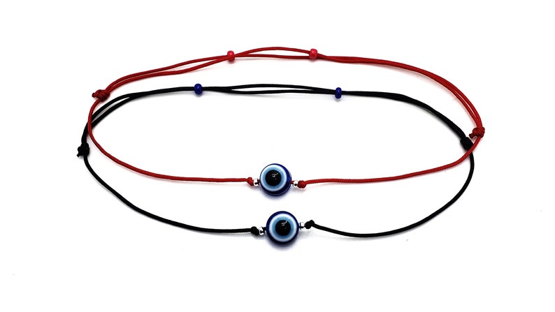 Evil Eye Anklet Red String Ankle Bracelet Protection Anklet - Etsy