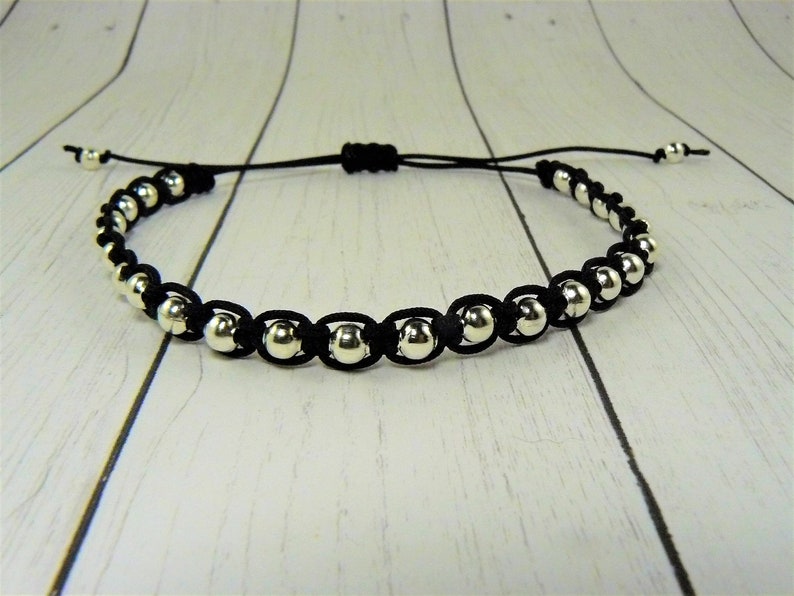 Black String Friendship Bracelets Set of 7 Infinity String - Etsy