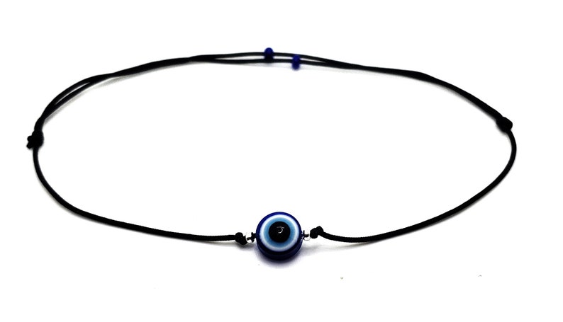 Evil Eye Anklet, Red String Ankle Bracelet, Protection Anklet, Black ...