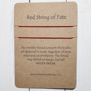 Red String of Fate Couples Bracelet Set, Red Thread Bracelet, Couples ...