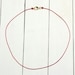 Simple Red String Choker Minimalist Waterproof Good Luck Necklace - Etsy