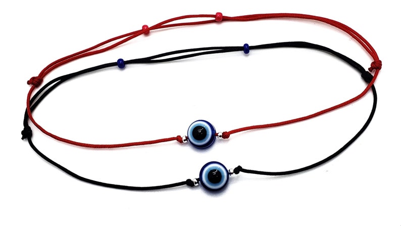 Evil Eye Anklet Red String Ankle Bracelet Protection Anklet - Etsy