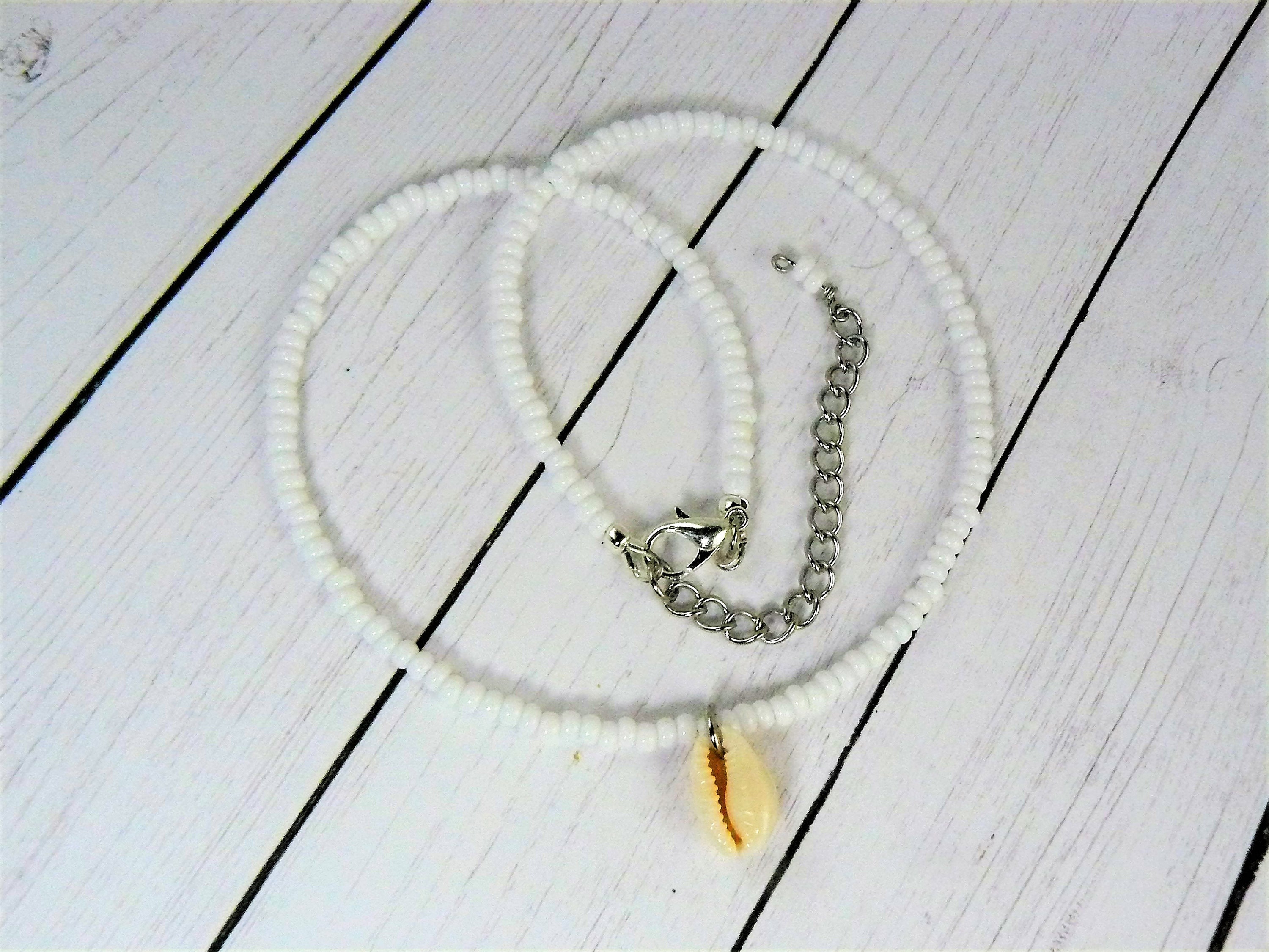 Natural Cowrie Shell Choker Necklace Cowrie Shell Choker White - Etsy