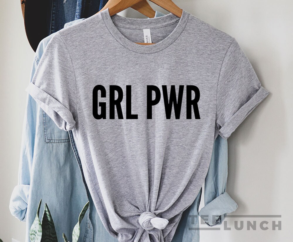 GRL PWR Girl Power T-shirt Grl Pwr Tee Feminism Women - Etsy