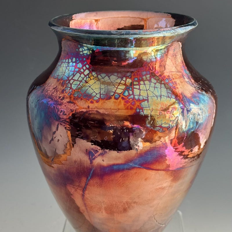 Raku Pottery Planter - Etsy