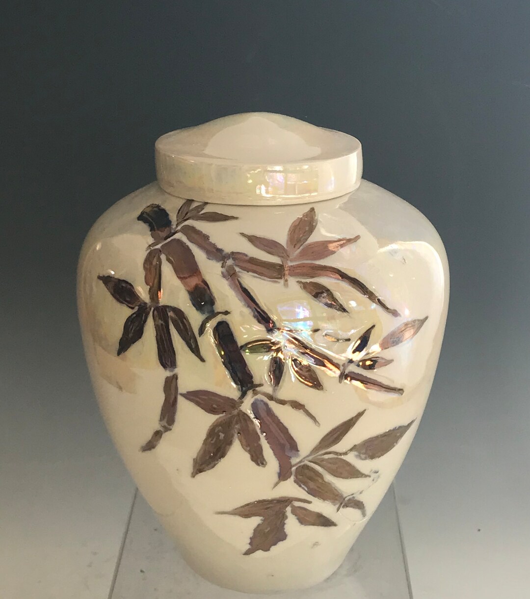 DISCOUNTED Cremation Urn With for Ashes, Asian Bamboo Funeral Vessel ...