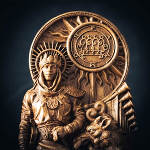 King Paimon Statue – Ars Goetia Demon Figurine – Witchcraft Altar Decor ...