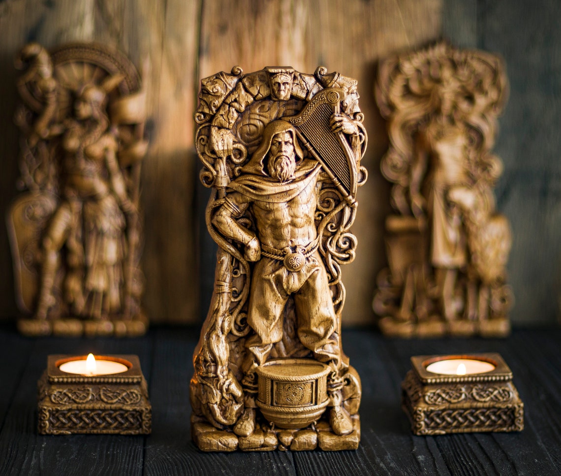 Dagda Irish God Giant Dagda Celtic God Pagan God Wiccan - Etsy