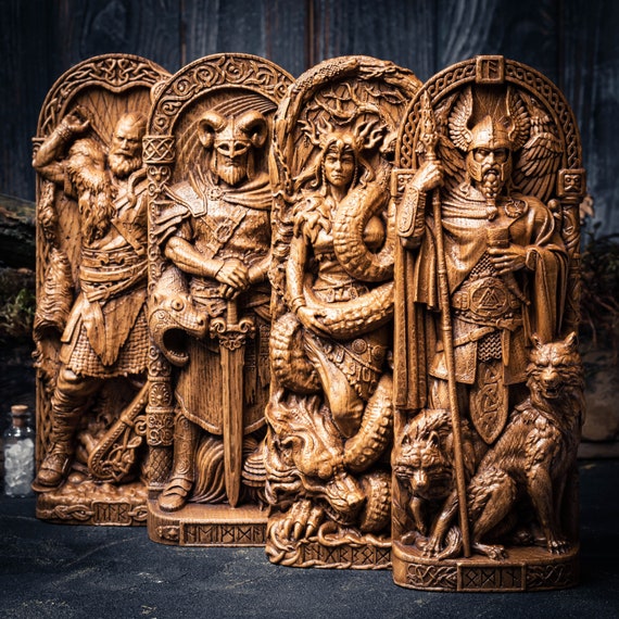 Ancient Odin Statue