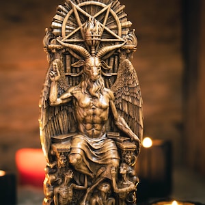 Baphomet Statue: A Majestic Addition to Your Home Altar for - Etsy