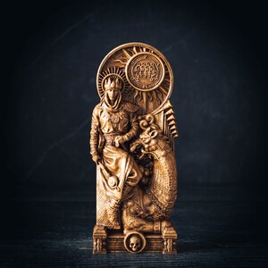 King Paimon Statue – Ars Goetia Demon Figurine – Witchcraft Altar Decor ...