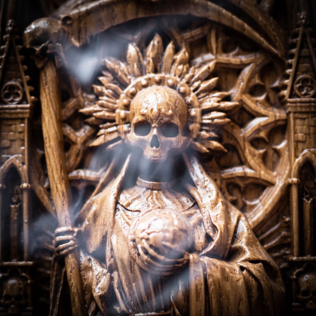 Santa Muerte Goddess Statuette, Holy Death, for Home Altar, Catholicism ...