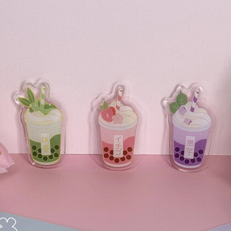 Bubble Tea Enamel Pin - Etsy
