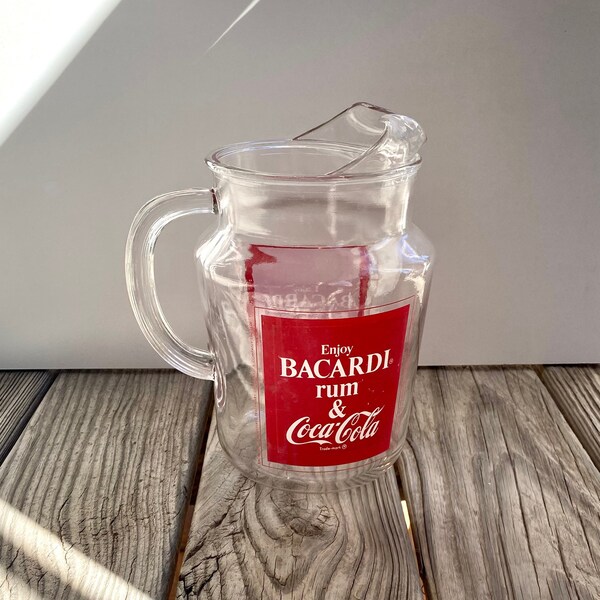 Bacardi and Coke Glass - Etsy