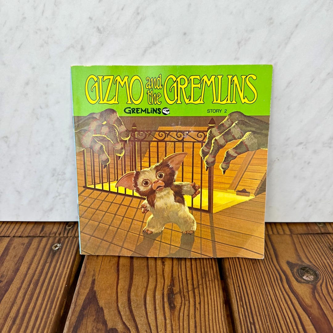 Vintage 1984 Gremlins Adventures Read-along Record - Gizmo and the ...