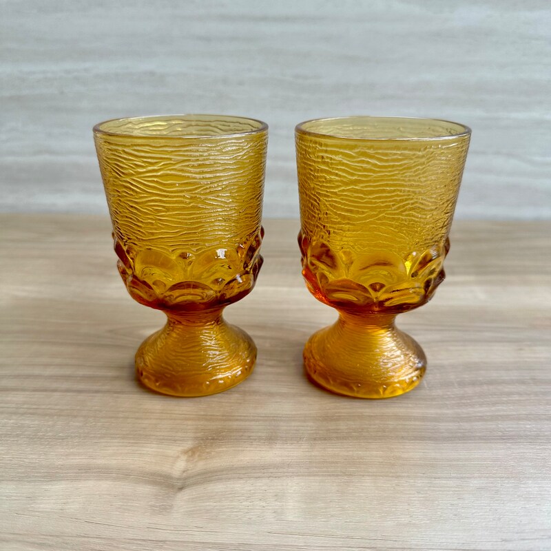 Amber Textured Glass - Etsy