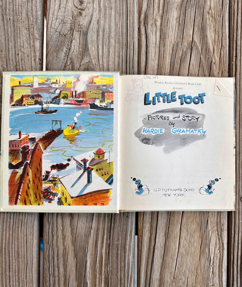 Little Toot by Hardie Gramatky Vintage 1960's Edition Children's ...