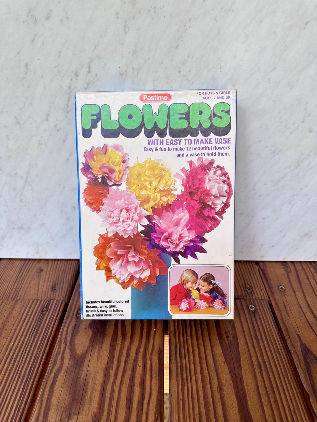 Vintage 1981 Pastime Paper Flowers Craft Kit – DIY Tissue Flower Set - Etsy