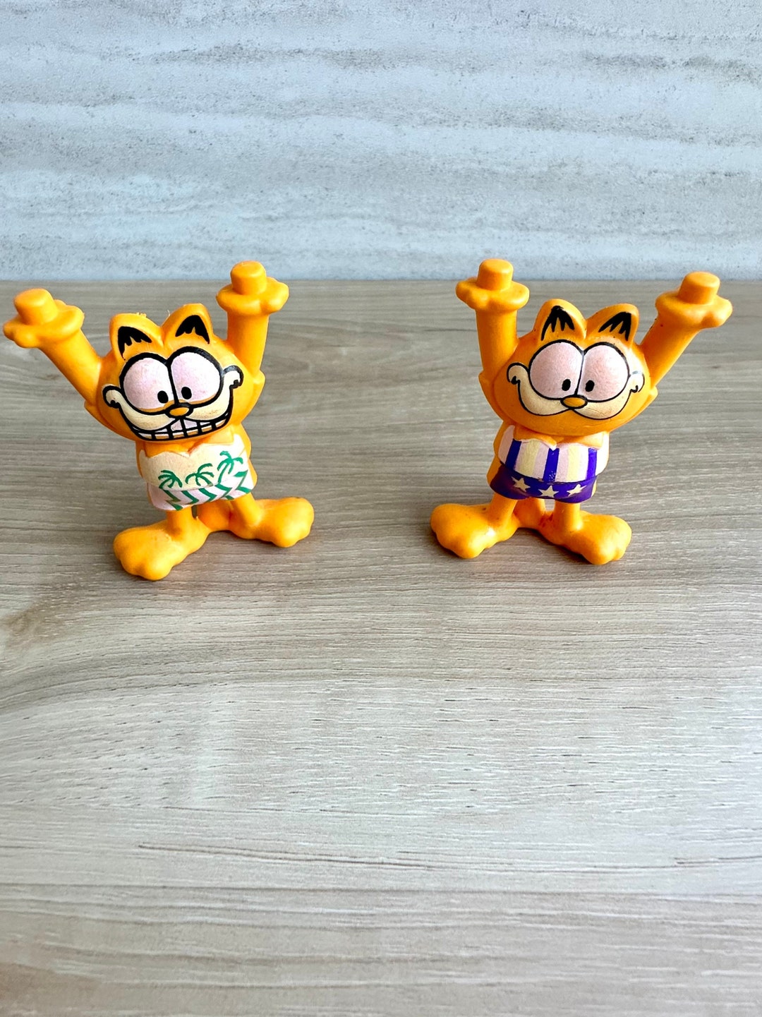 Vintage 1981 Mcdonald’s Garfield Stacking Toys – Set of 2 Happy Meal ...