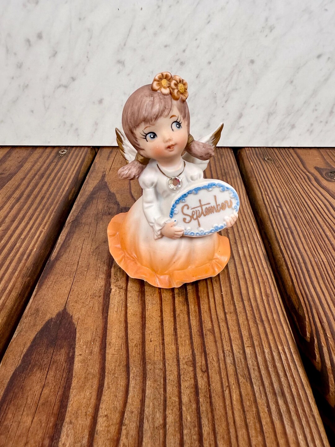 Vintage September Angel Figurine by Kreiss & Co KC Japan Birth Month ...