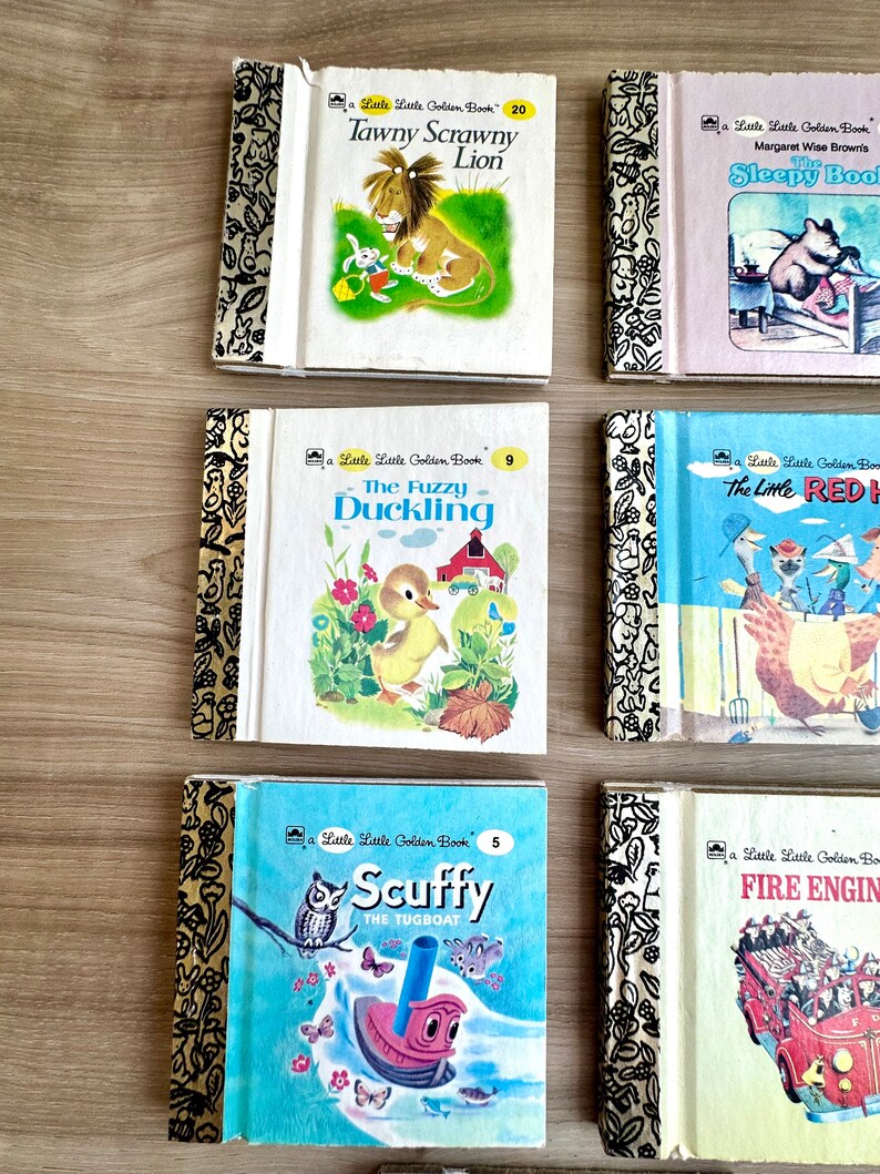 Mini Little Golden Books Vintage Early 1990s Set Lot of 8 - Etsy