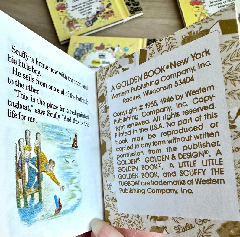 Mini Little Golden Books Vintage Early 1990s Set Lot of 8 - Etsy