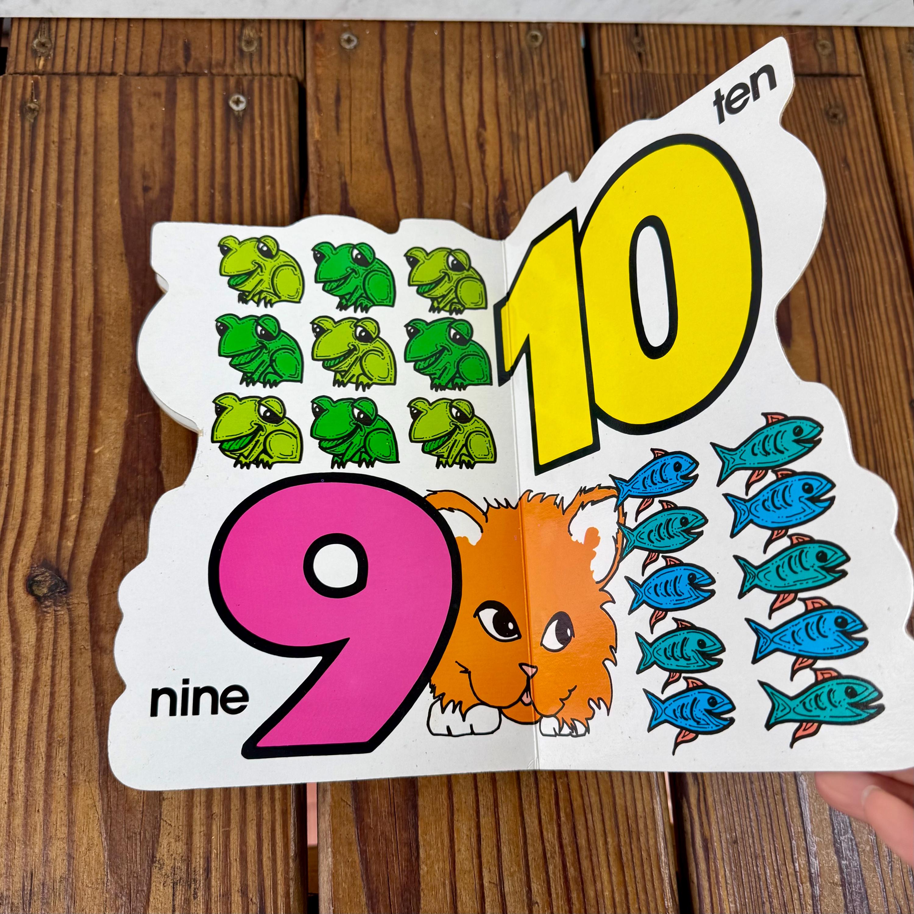 Vintage Honey Bear Numbers Board Book, 1990s Toddler Counting Book - Etsy
