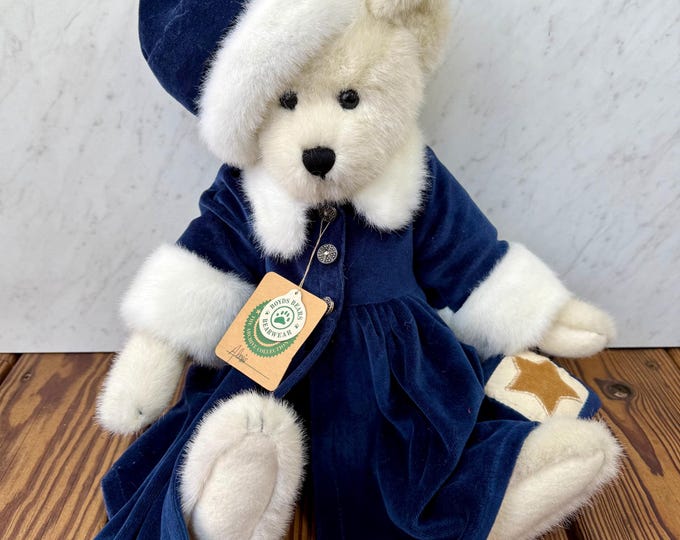 Vintage Boyds Bears Alexis Berriman Plush: 1998 Snow Queen Bear ...