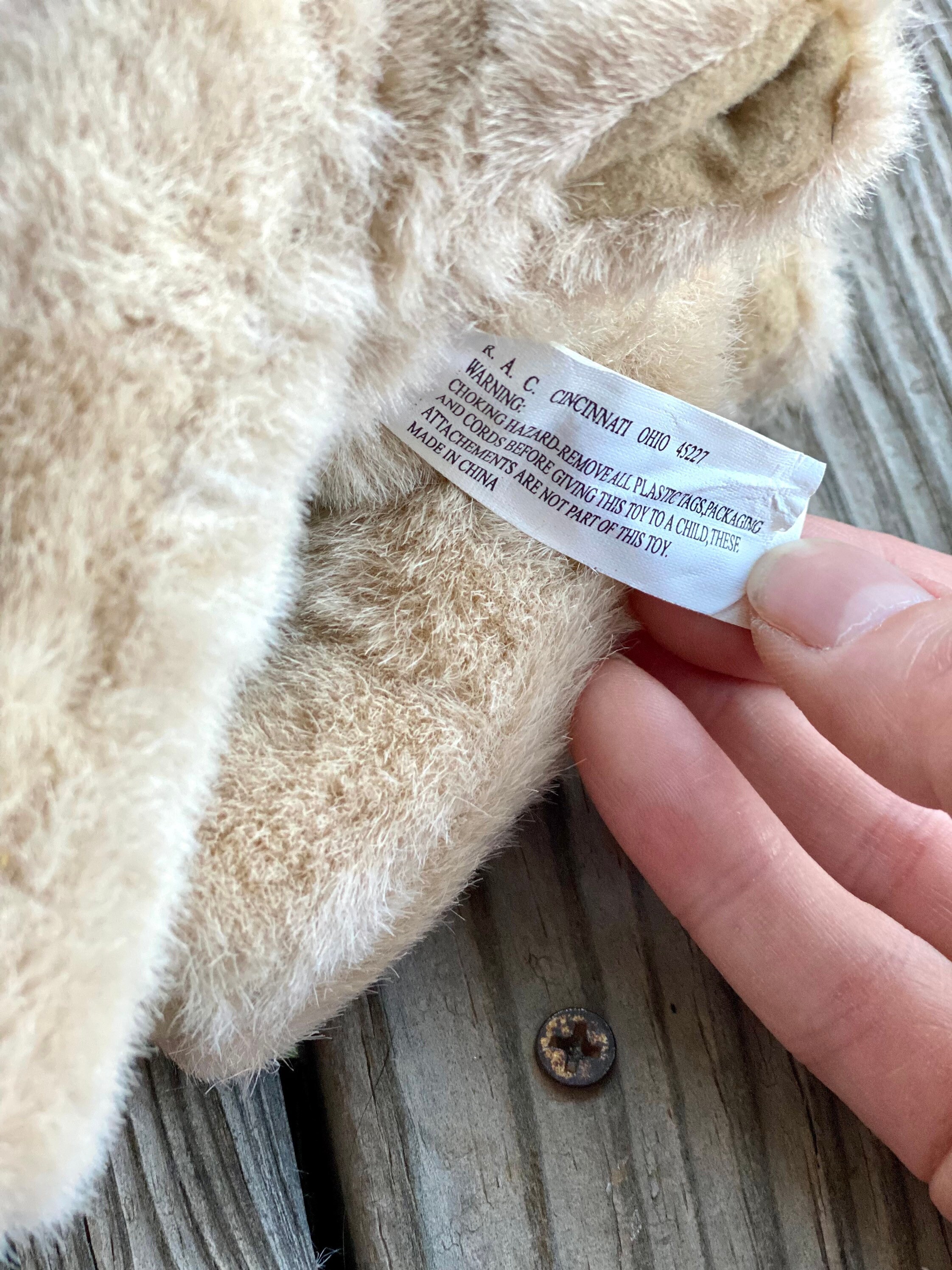 Starbucks 1997 Bearista Plush Bear Vintage First Edition Green Apron ...