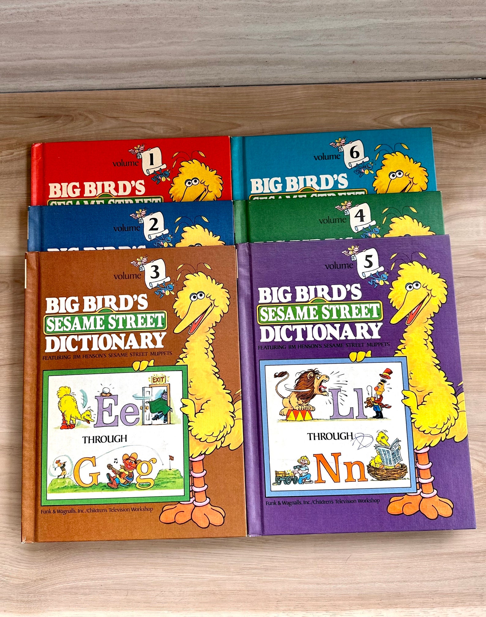 Big Bird's Dictionary Sesame Street Jim Henson Muppets Children's Books ...